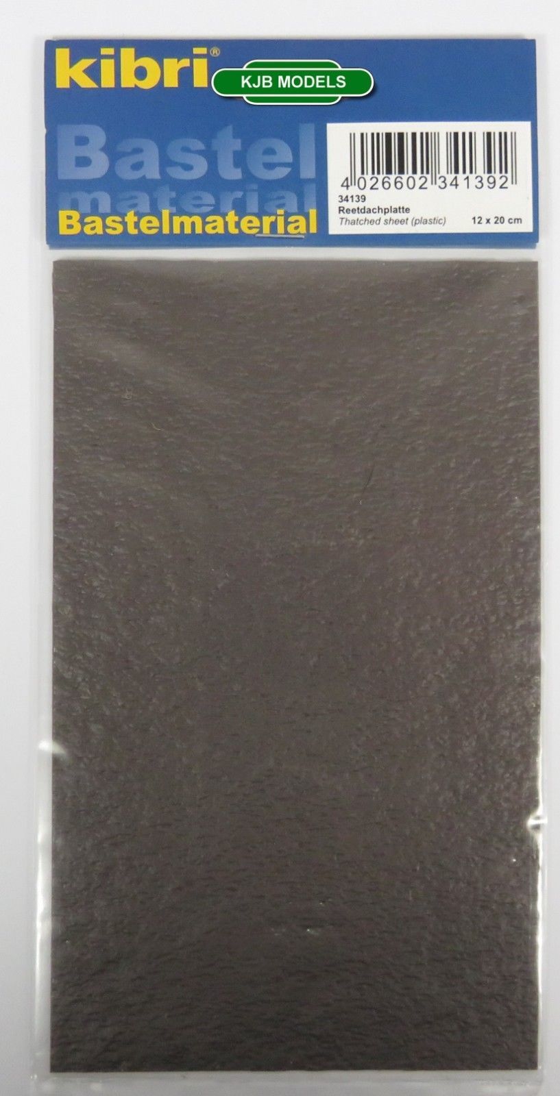 BNIB OO HO GAUGE KIBRI 34139 THATCHED ROOF PLASTIC SHEET 12cm x 20cm ...