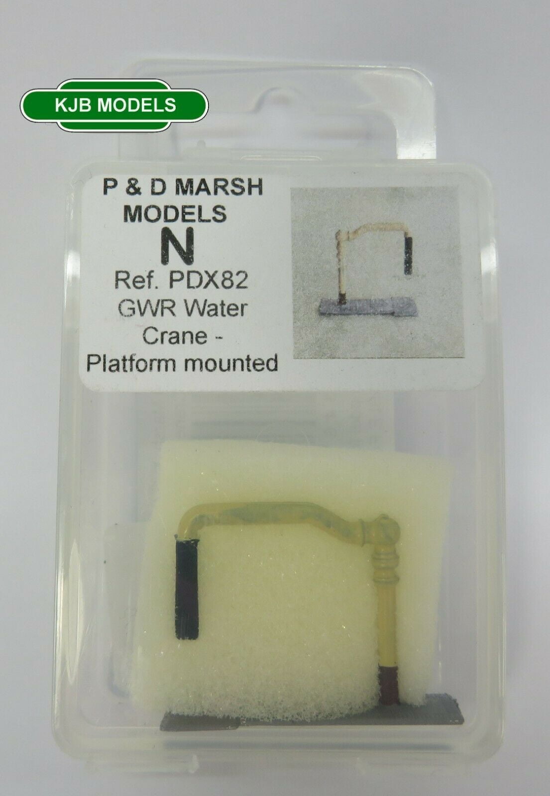 N Gauge P & D Marsh X82 GWR Water Crane – Platform Mounted – Painted ...